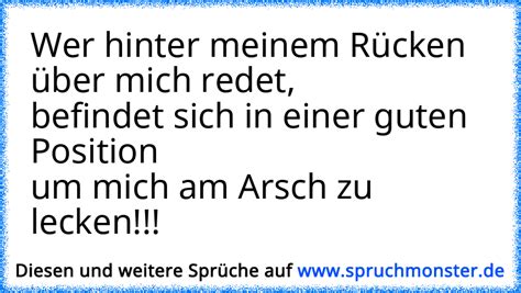 Wer Hinter Meinem Rücken über Mich Redetbefindet Sich In Einer Guten