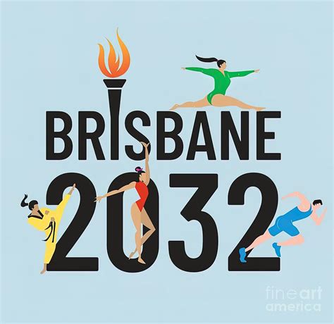 Torch Is Coming To Brisbane 2032 Painting By Tina Maisie Pixels