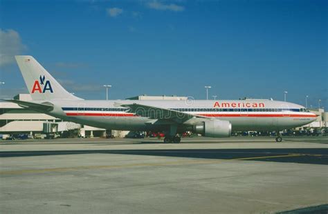 American Airlines Airbus A300b4 605r N7055a Cn462 Taken In February