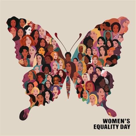 Womens Equality Day Vector Illustration Celebration Background
