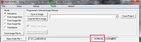 MSP430 Code Size Mismatch MSP Low Power Microcontroller Forum MSP Low Power Microcontrollers
