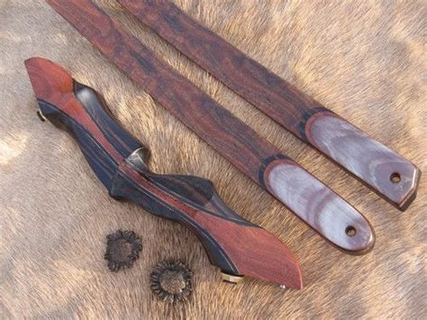 Macassar Ebony Riser W Bubinga Flare Koa Limbs With Smooth Sheep Horn