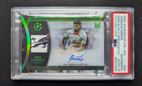 1 1 JOSKO GVARDIOL Topps Museum UEFA 2022 23 Toppa Reliquia Auto GIOCATORE INDOSSATO EUR 2 650