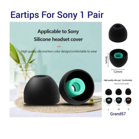Jual Eartips Silicone Silicon Sony Hybrid Eartip Headset Cover Sony Eartips Shopee Indonesia