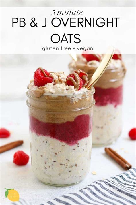 Peanut Butter And Jelly Overnight Oats Recipe Overnight Oats Recipe