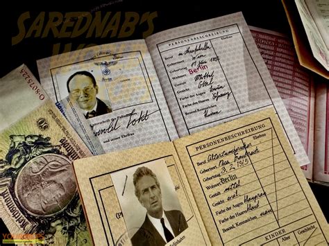 Indiana Jones And The Raiders Of The Lost Ark Enemy Passports Replica