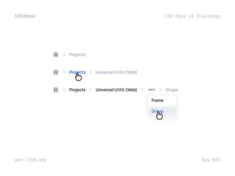 Breadcrumbs Designs Themes Templates And Downloadable Graphic Elements On Dribbble