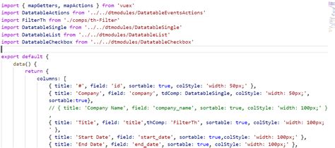 filter on datatable not working · issue 165 · onewaytech vue2