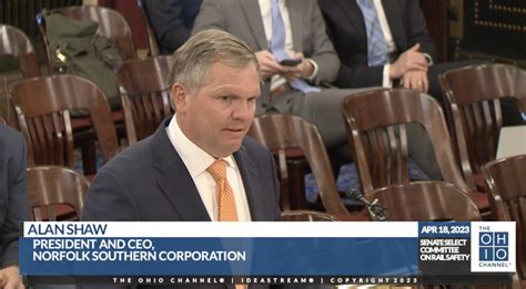 Norfolk Southern Ceo Appears Before Ohio Senate Rail Committee