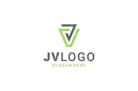 Premium Vector Minimal Initial Letter Jv Vj Logo Design Template