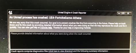 Solved An Unreal Process Has Crashed Ue4fortnitegame
