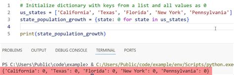How To Initialize Dictionary Python With 0