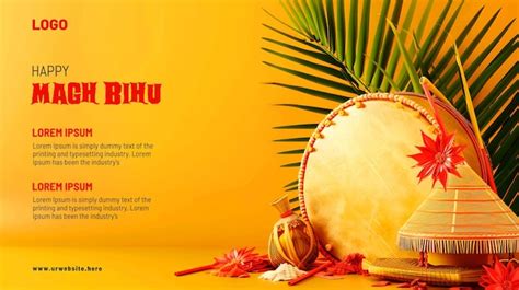 Premium Psd Magh Bihu Festival Celebrated In The Indian State Of Assam