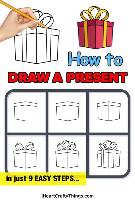 How To Draw Presents Step By Step Warehouse Of Ideas