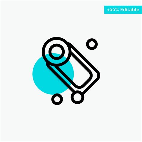 Bathroom Bath Cleaning Soap Turquoise Highlight Circle Point Vector