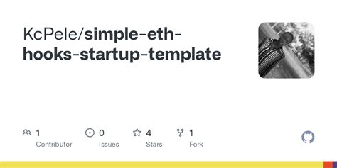 Github Kcpelesimple Eth Hooks Startup Template