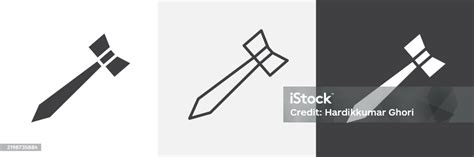 Dart Vector Icons Collection Graphic Designs For Ui Designs Stock