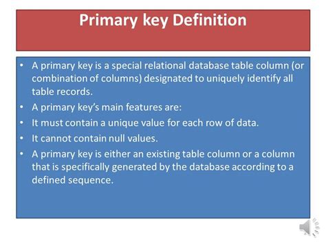 Primary Key Introduction Introduction A Primary Key Also Called A Primary Keyword Is A Key In