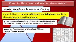 Dictionary In Python PPTX