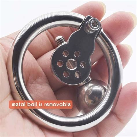 New Negative Chastity Cage Male Flat Cock Cage With Silicone Urethral