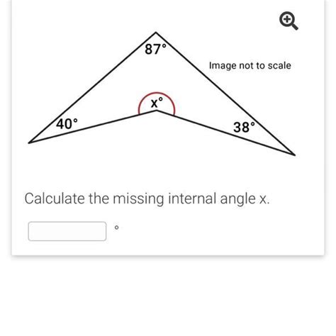Calculate The Missing Internal Angle Brainly