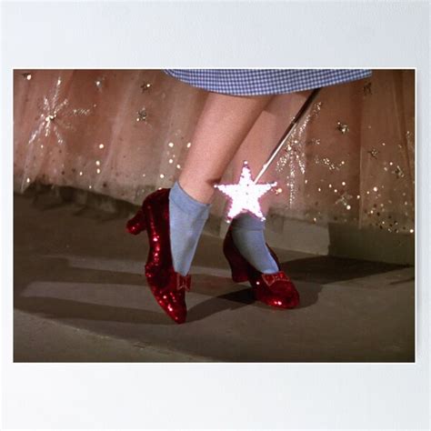 Glinda And The Ruby Slippers Poster For Sale By Lucyc13 Redbubble