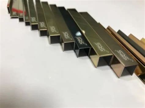 Stainless Steel T Profile PVD Titanium Coated Ceiling Profiles At Rs