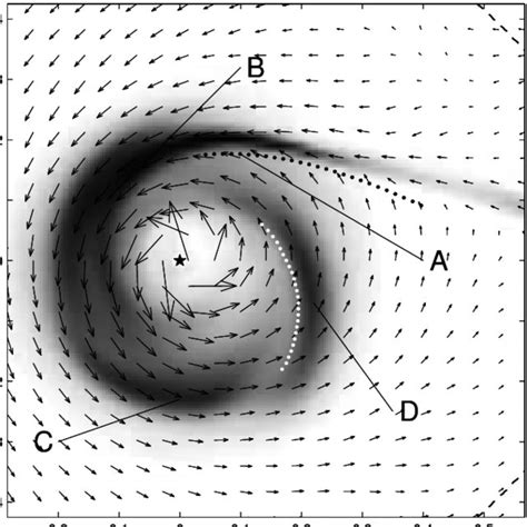 A The Distribution Of Density Over The Equatorial Plane For Outburst
