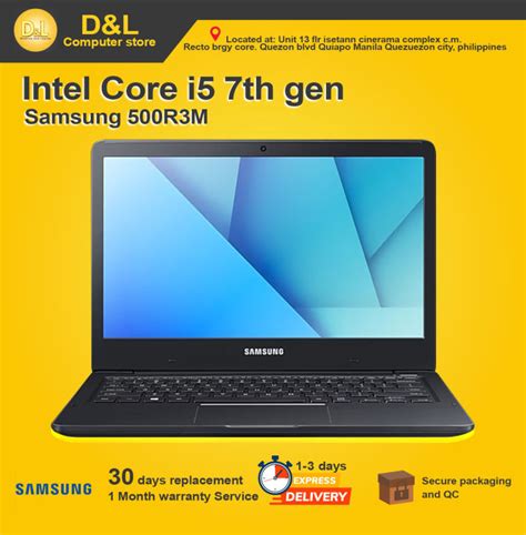 Laptop Samsung Notebook 5 Intel Core I5 7th Gen 8GB RAM 120GB SSD HD Camera REFURBISHED