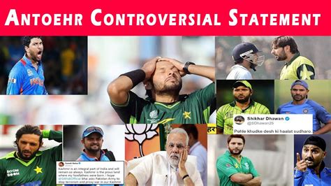 Shahid Afridis Controversial Statement On Kashmir And Narendra Modi
