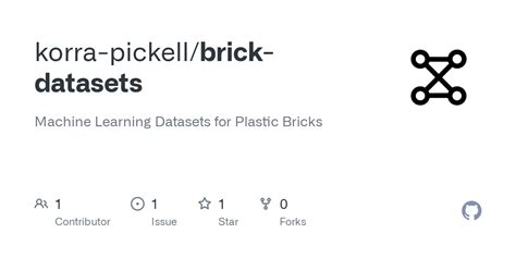 Github Korra Pickell Brick Datasets Machine Learning Datasets For Plastic Bricks