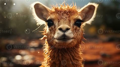 Close Up Photo Of A Vicuna Looking Any Direction Generative AI Stock Photo At Vecteezy