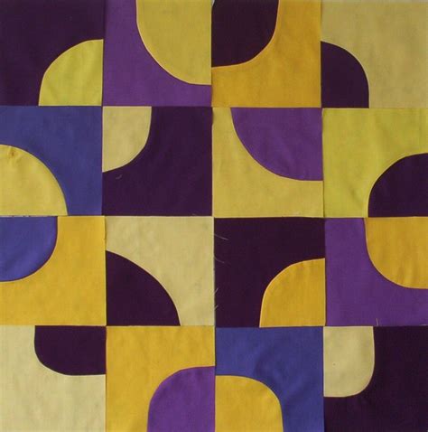 Double Complementary Colors Geometric Pattern Design Colorful Drawings