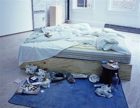 Demi De La Nuit Tracey Emin My Bed 1998 Mattress Linens Pillows