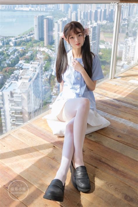 Coser稚乖画册 Vol001 晴空01 白丝双马尾jk 79 Photos Hot Girl China