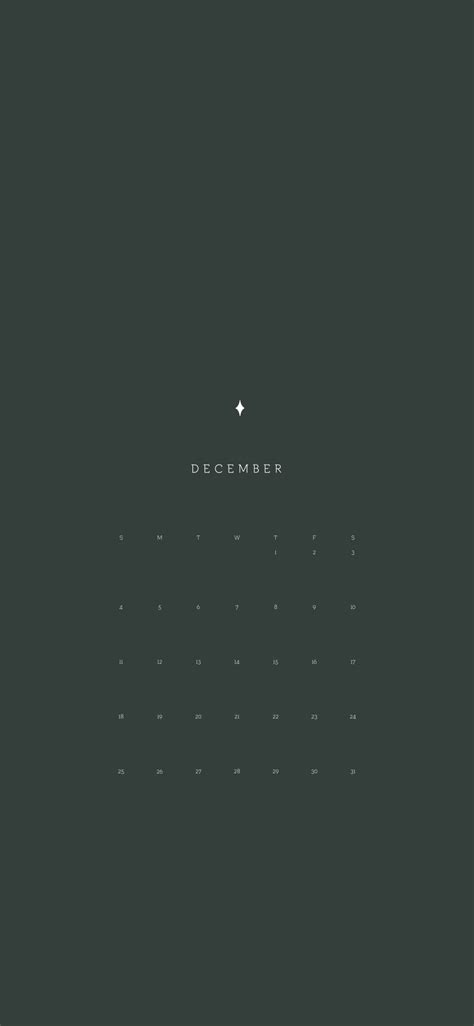 Wallpaper 아이폰 달력 배경화면