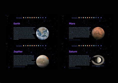 Solar System Website Behance