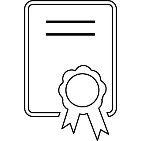 Diploma Stamp Degree Interface Certificates Icon