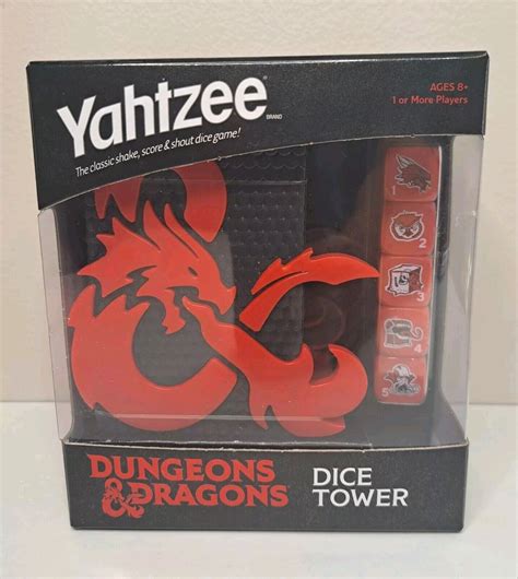 Yahtzee Dungeons And Dragons Dice Tower Nib Ebay