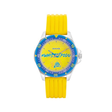 Buy Sonata Whistle Podu Limited Edition Csk Watch Online