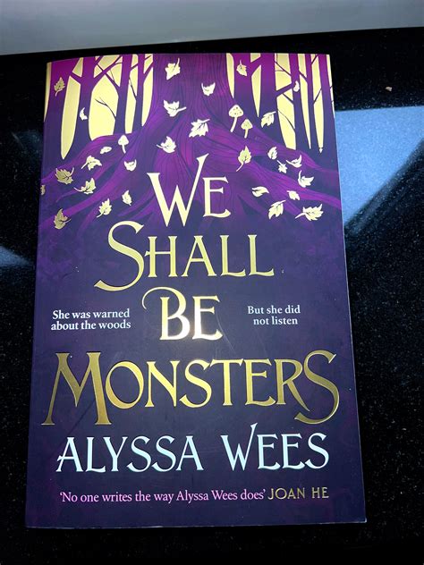 “we Shall Be Monsters” By Alyssa Wees Review The Book Corner Chronicles