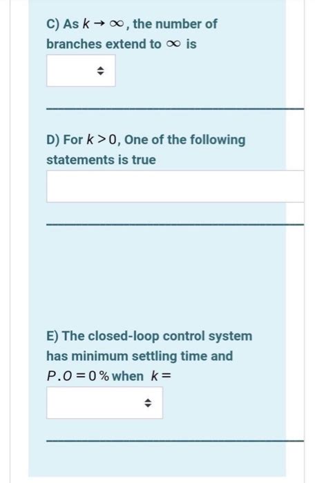 Solved Consider A Negative Unity Feebdback Control System Chegg