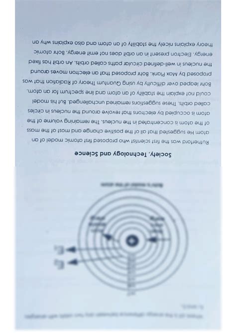 SOLUTION Bohr S Atomic Model And Theory Studypool
