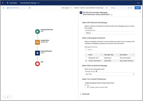 Flow Core Actions Send Conversation Messages