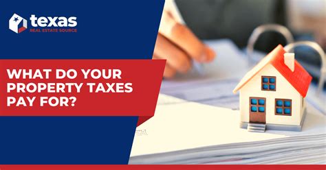 What Do Property Taxes Pay For In Texas Where Your Taxes Go