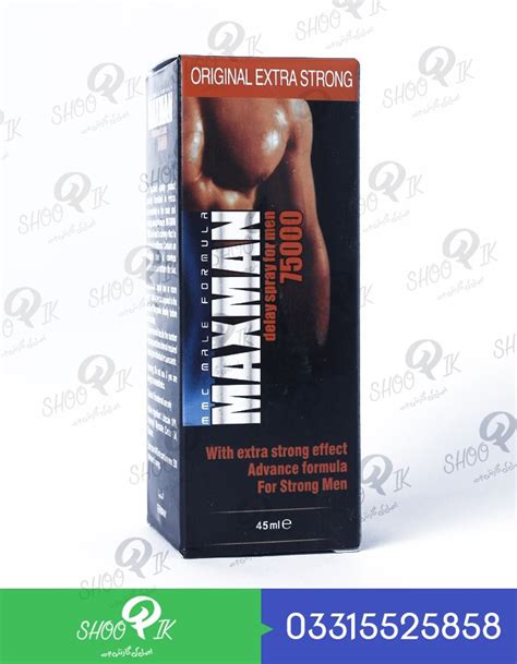 Maxman 75000 Long Time Delay Spray Online Herbal Store In Pakistan