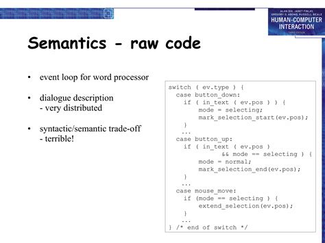 Hci 3e Ch 16 Dialogue Notations And Design Ppt