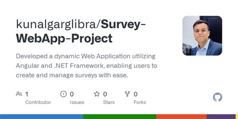 GitHub Kunalgarglibra Survey WebApp Project Developed A Dynamic Web Application Utilizing