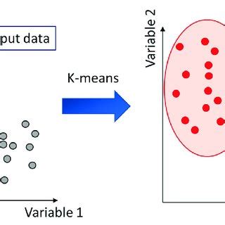Illustrative Example Of K Means Algorithm In Left Graph Data Are Download Scientific Diagram