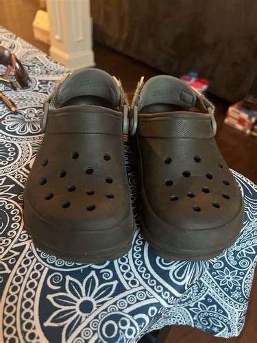 Black Crocs Size Uni Sex Youth Size 3 Pre Owned Ebay